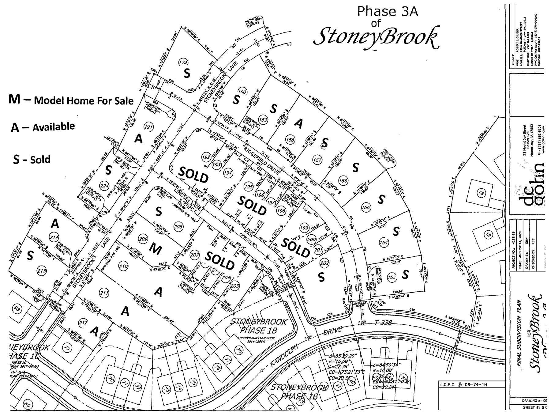 Lots | StoneyBrook Community in Elizabethtown, PA